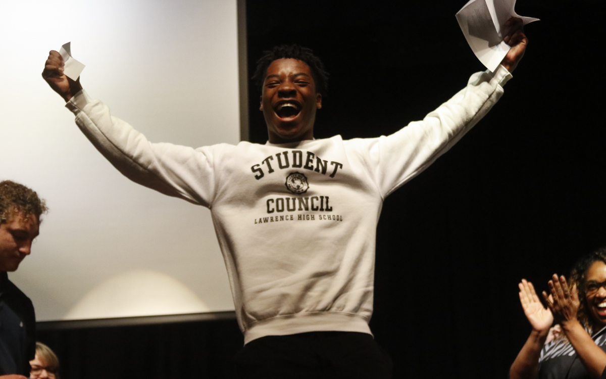 Lawrence High School seniors celebrate newfound scholarship ...