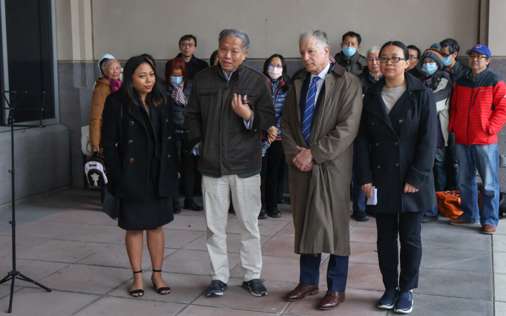 Advocates gather to support former KU professor following his ...