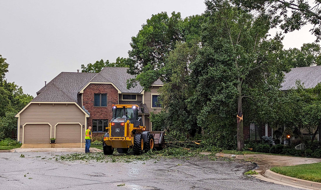 Power still out for some in Lawrence following storms; severe weather ...