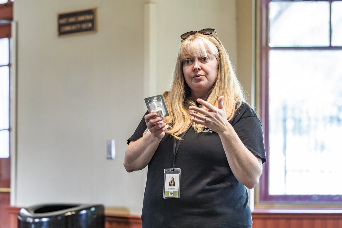 Lawrence training session teaches how to use Narcan to save someone ...