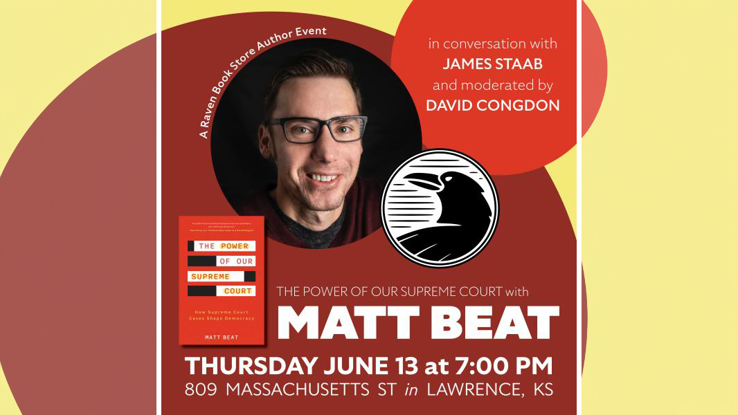 Popular YouTuber Mr. Beat to discuss U.S. Supreme Court at Raven Book Store event – The Lawrence ...
