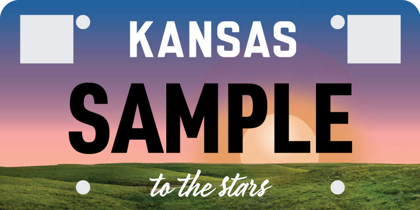 Here’s Kansas’ new personalized license plate design – The Lawrence Times
