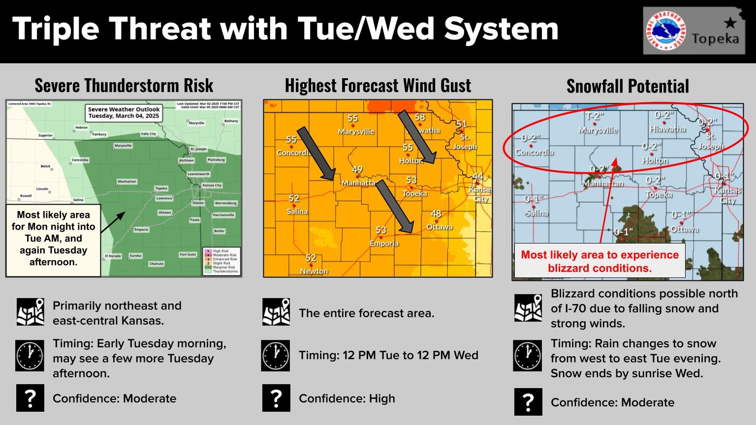 Thunderstorms, high winds likely in Douglas County; snow could return ...